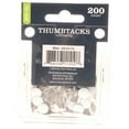 Pen and Gear White Thumb Tacks 200 count - Walmart.com