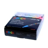 POSCA Fine Tip Paint Markers, 16-Color Set, PC-3M - Walmart.com