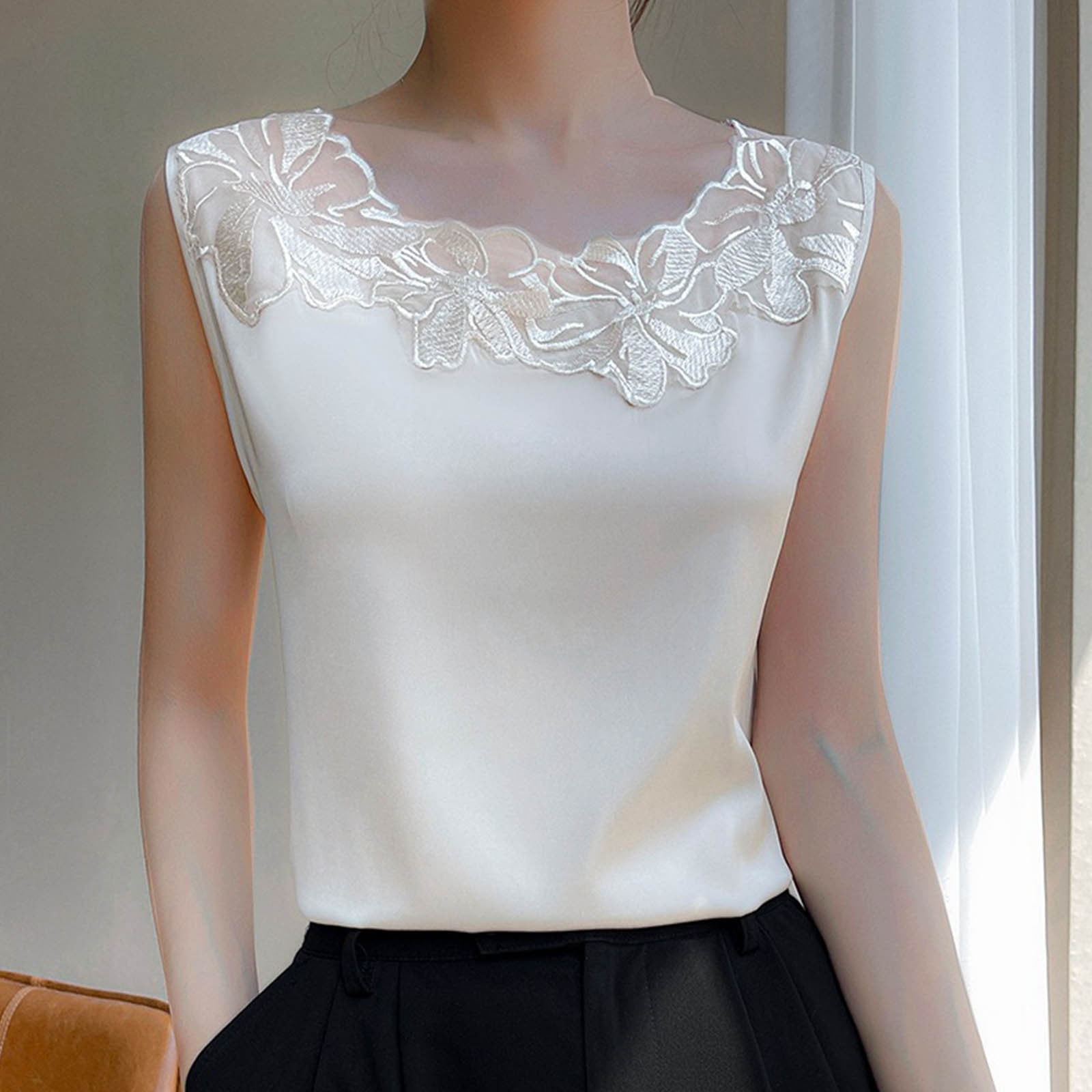 Click here for Discount Bonanza womens Solid Round Neck Top  Slee... prices