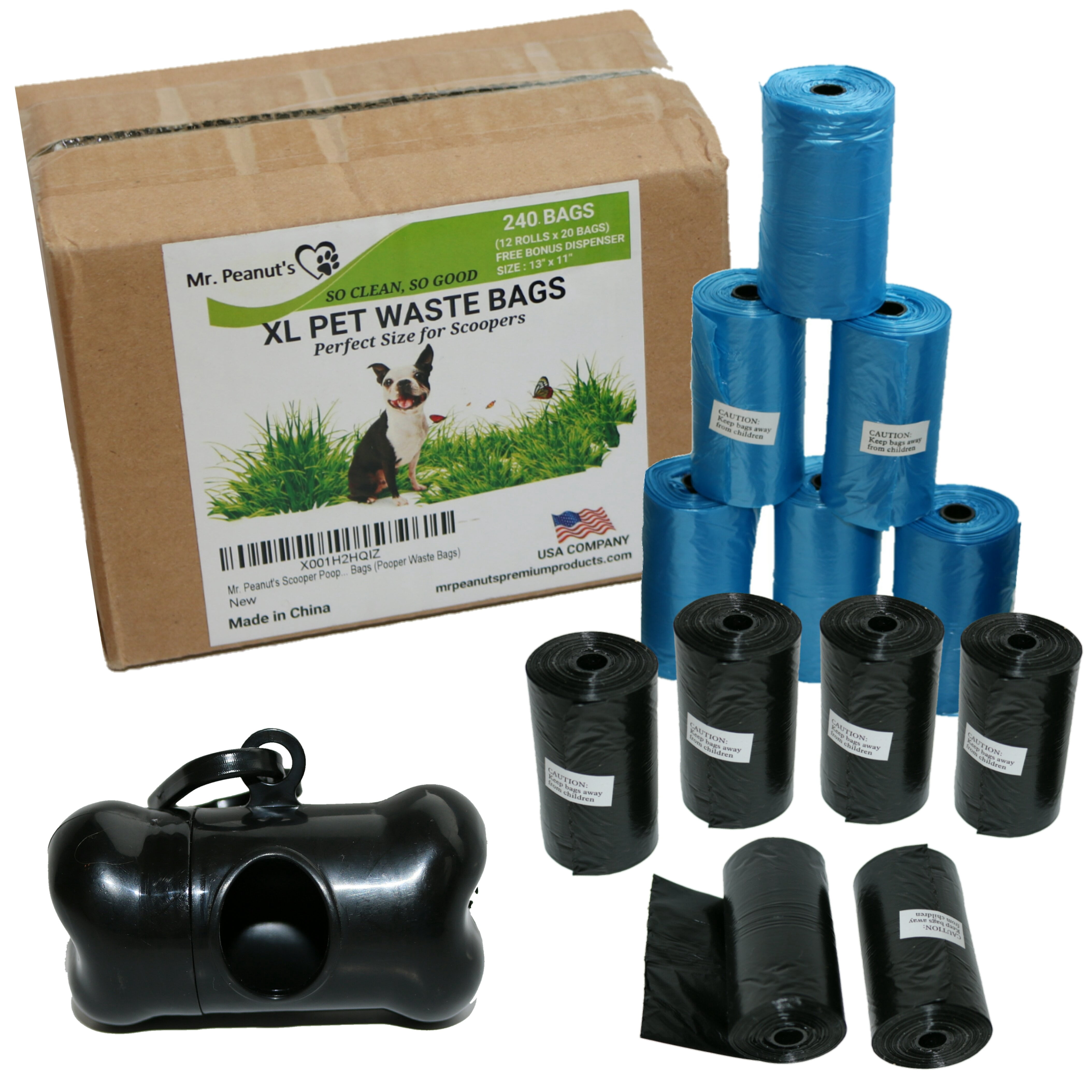 Pooper Scooper Fitted Waste Bags (240) - Walmart.com