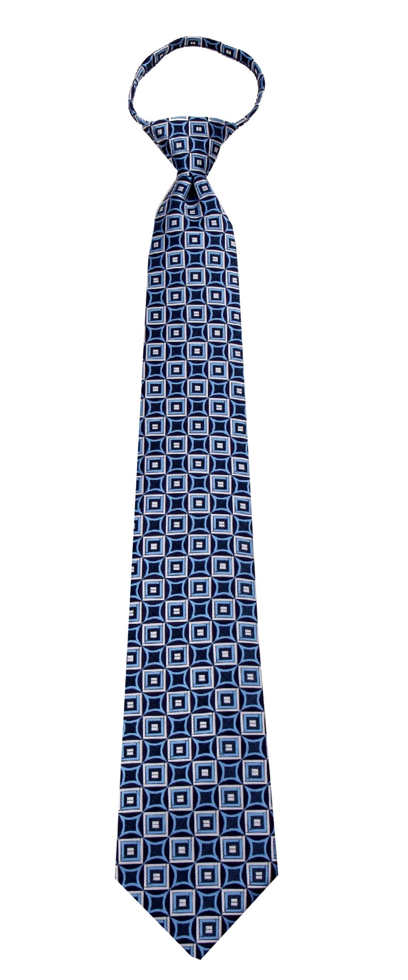 Mens Navy Zipper Pre-made Fashion Zipper Necktie Ties - Walmart.com