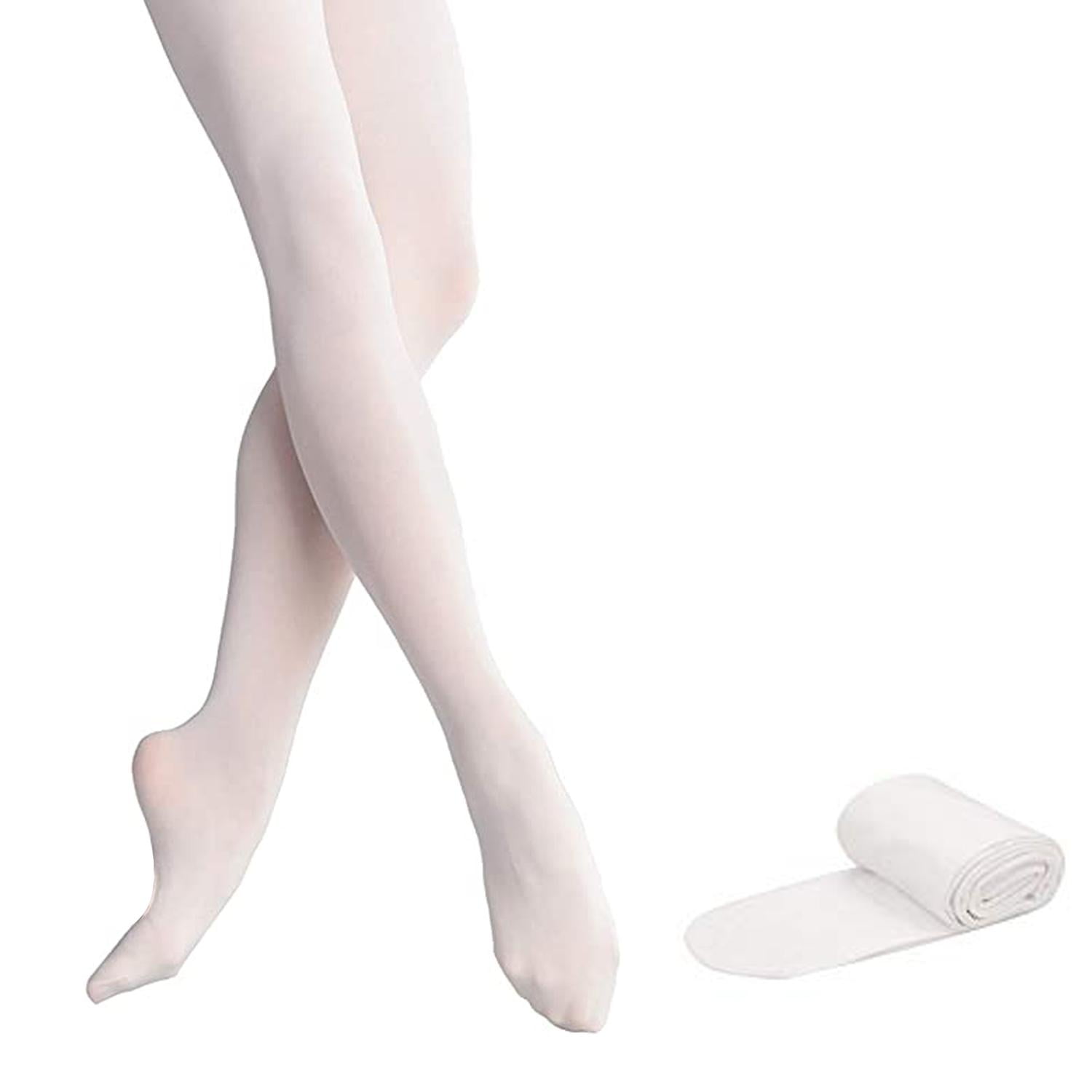 Malla de Ballet Danza Para Niñas - Pantimedias | Dancefield blanco 4-9 ...