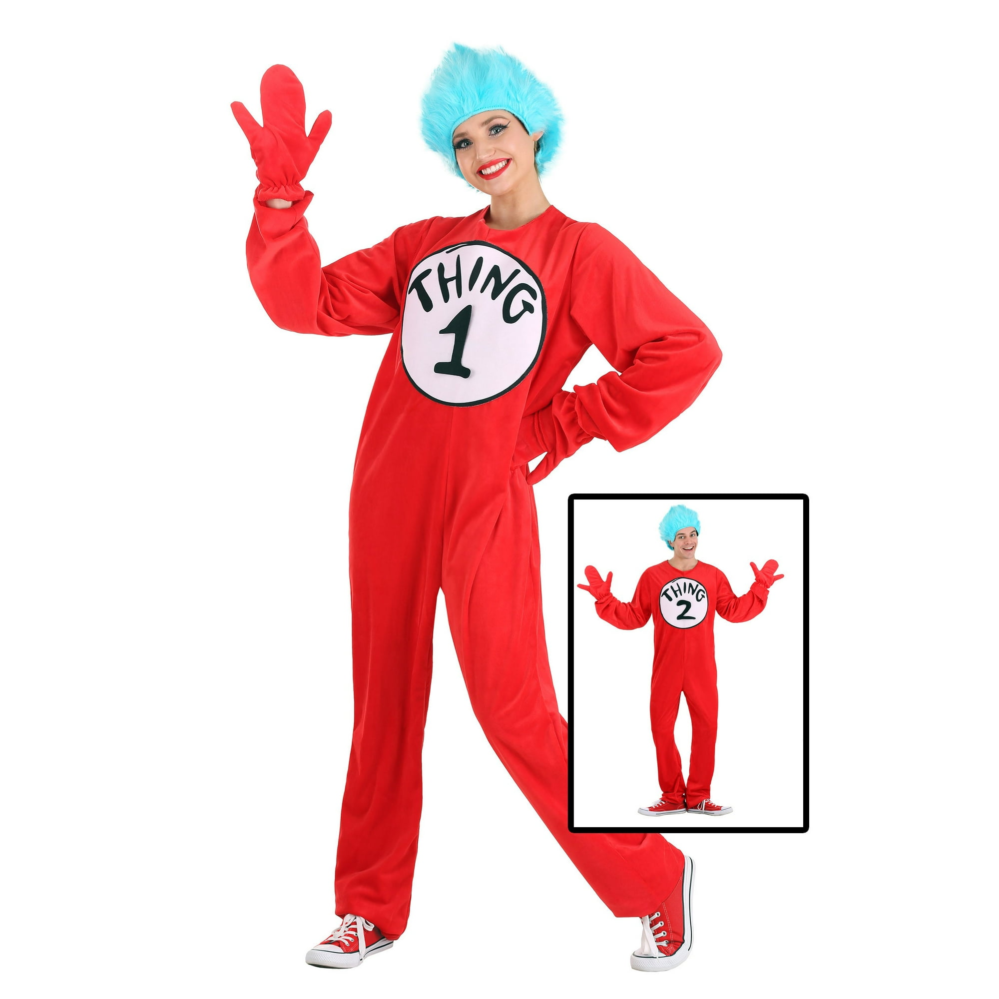 Click here for Elope Adult Thing 1 And Thing 2 Costume S prices