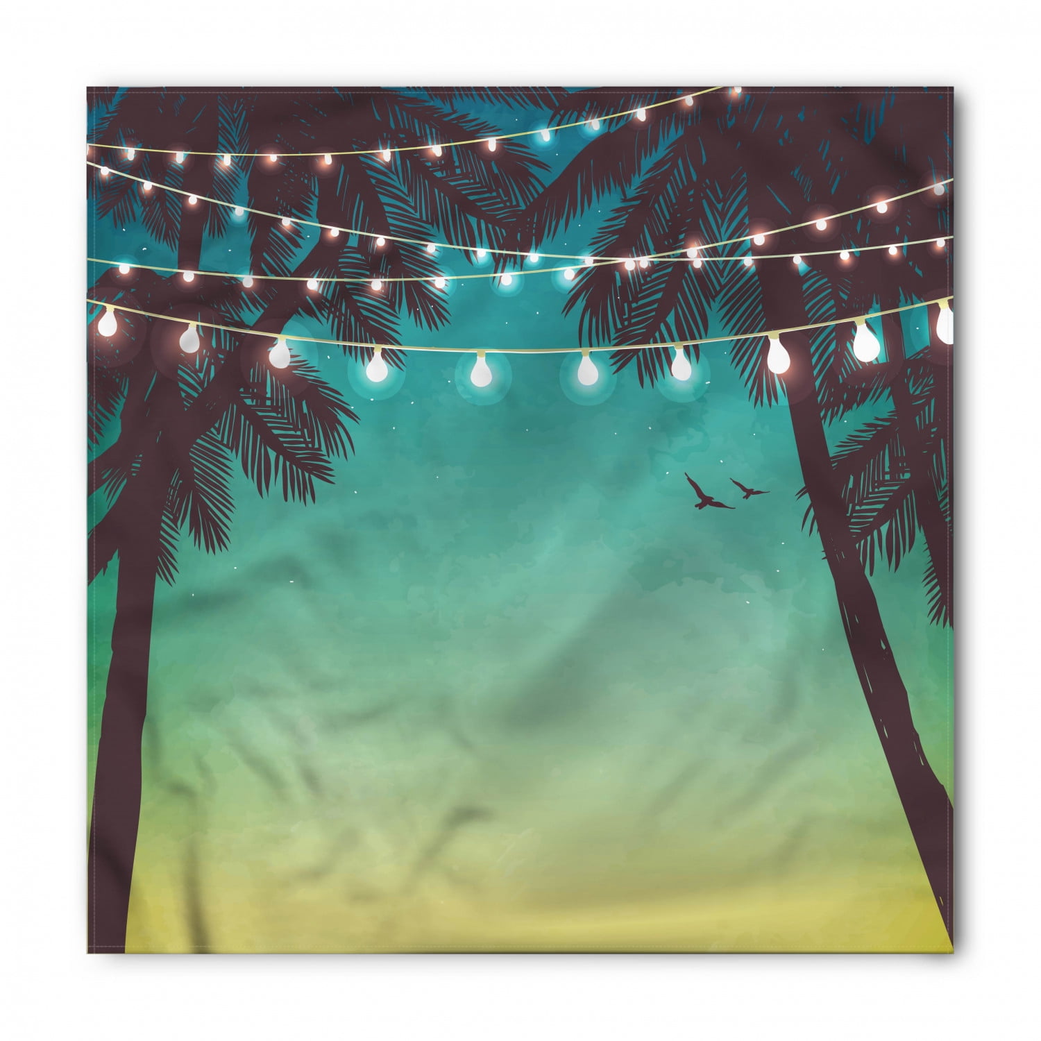 Nature Bandana, Night Time Sunset Palms, Unisex Head and Neck Tie, by ...