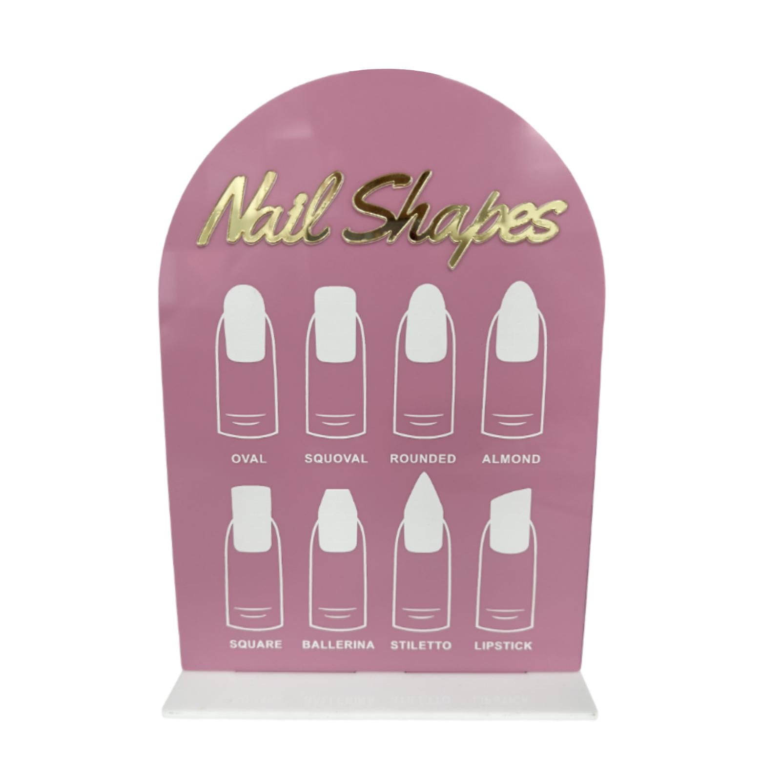 Nail Tip Display Board Acrylic Manicure Display for Nail Salon Nail Art ...