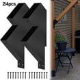 Pergola Brackets 45 Degree Angle Support Heavy Duty Connector for 2x4 ...