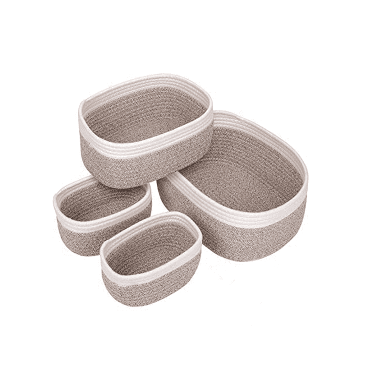 Click here for Unbranded Desktop Cotton Rope Woven Storage Basket... prices