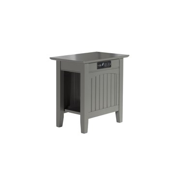 Nantucket End Table with Charging Station in Multiple Colors - Walmart.com