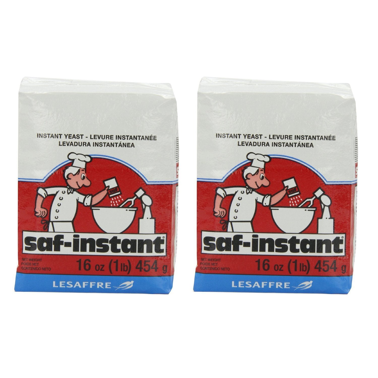 LeSaffre Saf-Instant Red Yeast, 16 oz (Pack of 2) - Walmart.com