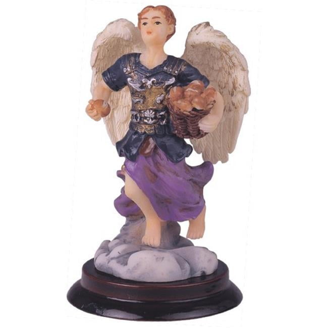 Q-Max 99GSC306.53 6 in. Archangel Barachiel Statue Chief of the ...