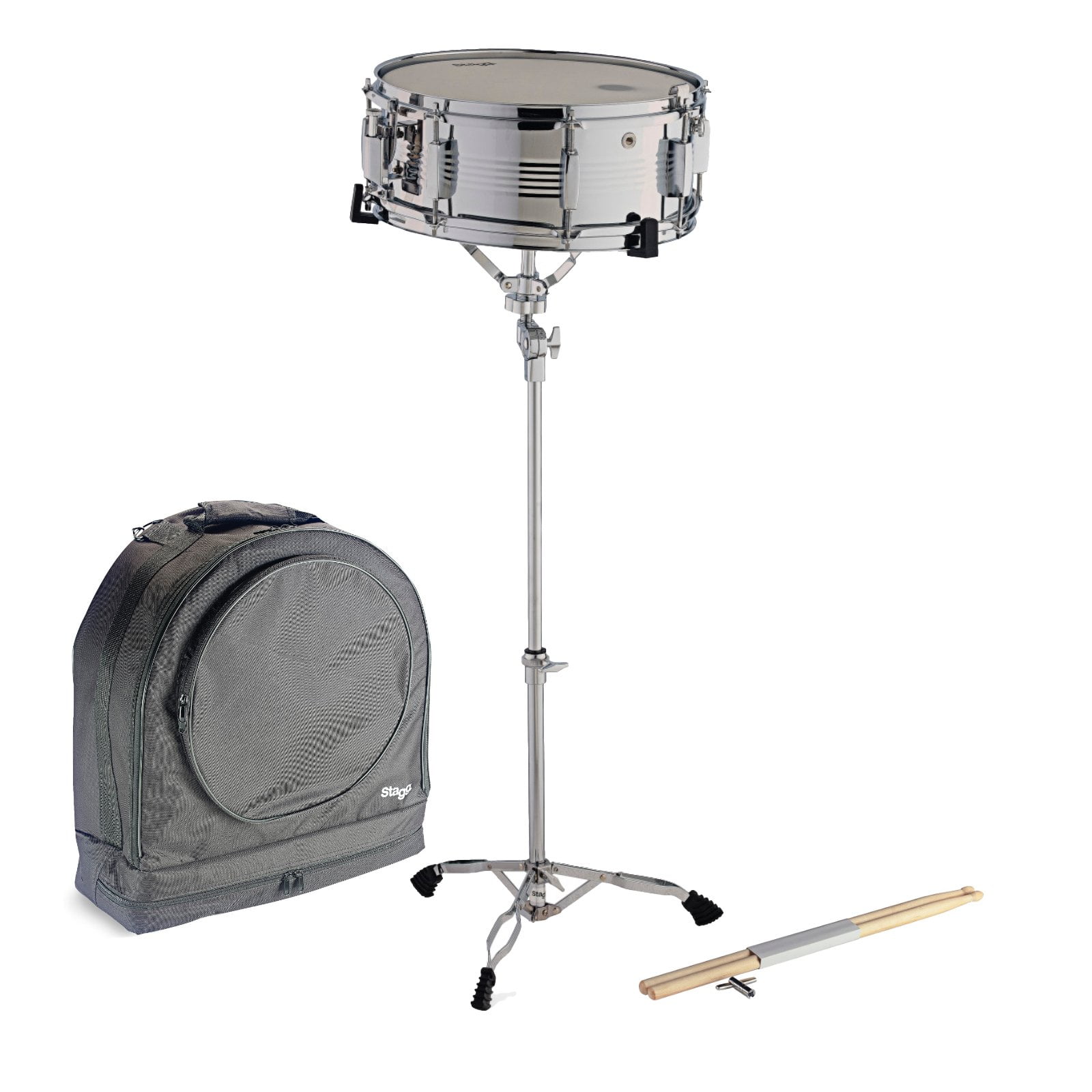 Stagg 14" Snare Drum Kit with Stand & Bag - SDK-1455ST8/M - Walmart.com