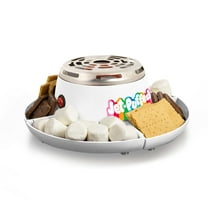 Jet-Puffed Indoor Electric Smores Maker Kit with Trays & Roasting Forks ...