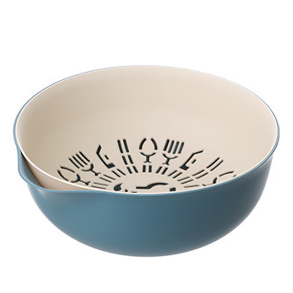 CSCHome Overlapping Washing Fruits Vegetables Kitchen Draining Basket ...