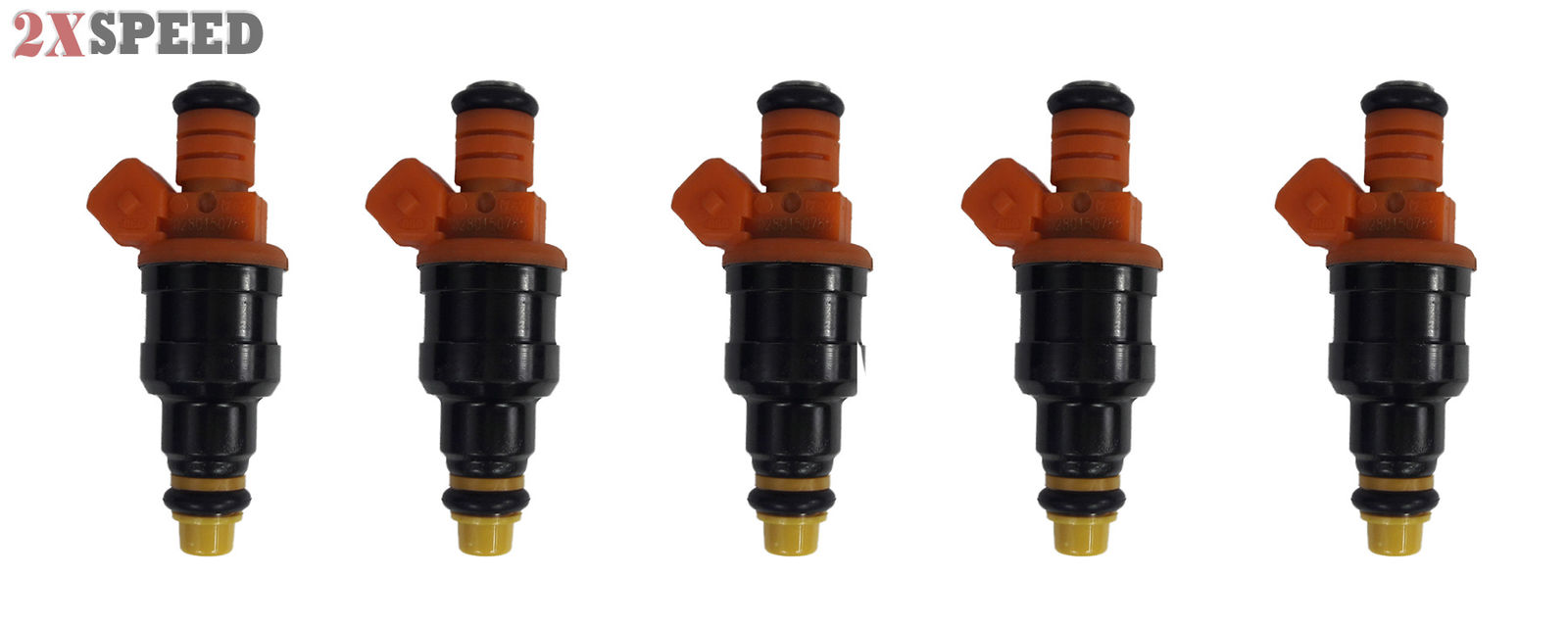 SET OF 5 NEW 0280150785 FUEL INJECTORS FOR 1994-1997 VOLVO 850 2.3L 2 ...