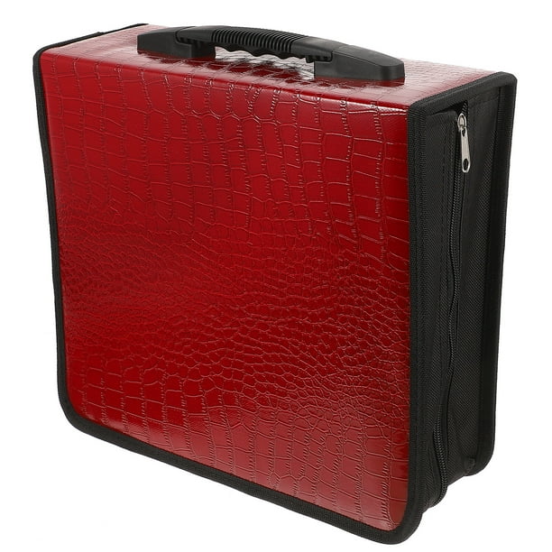 200 Pieces CD Storage Bag Large Capacity Bag PU CD Storage Pouch ...