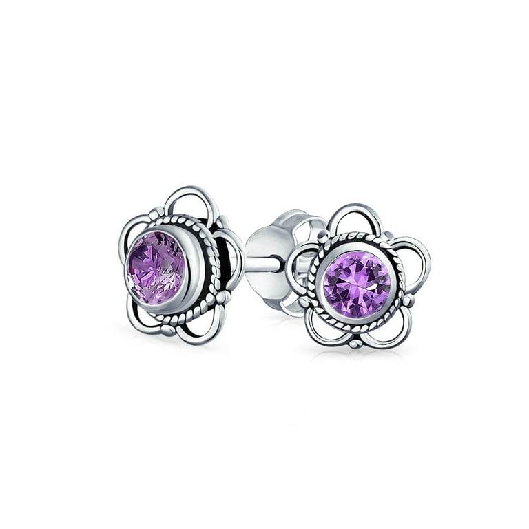February Birthstone Earrings