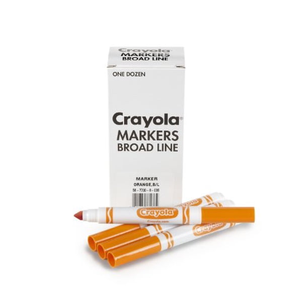 Crayola 12 Count Original Bulk Markers, Orange - Walmart.ca