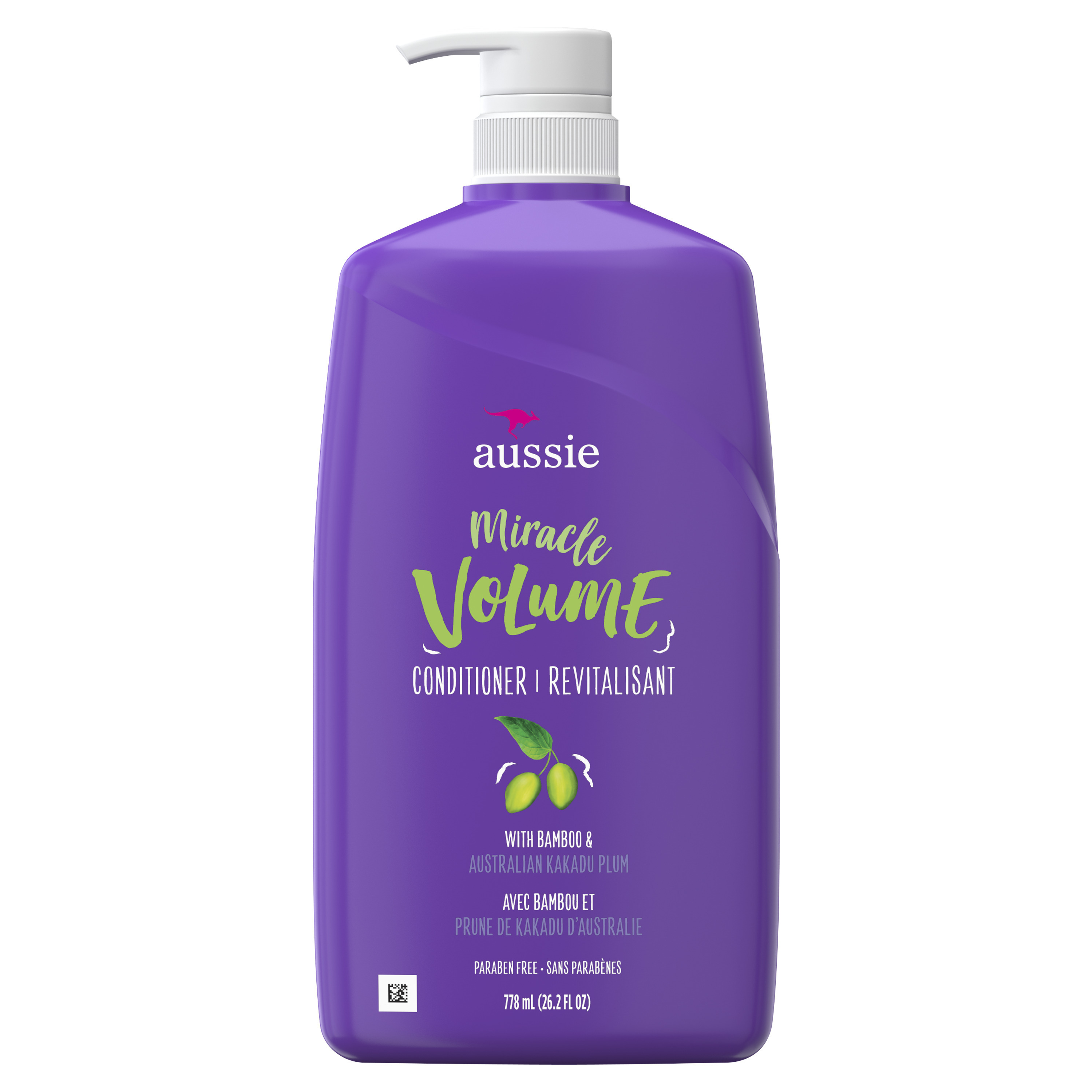 Aussie Miracle Volume Conditioner, Paraben Free, 26.2 fl oz - Walmart.com