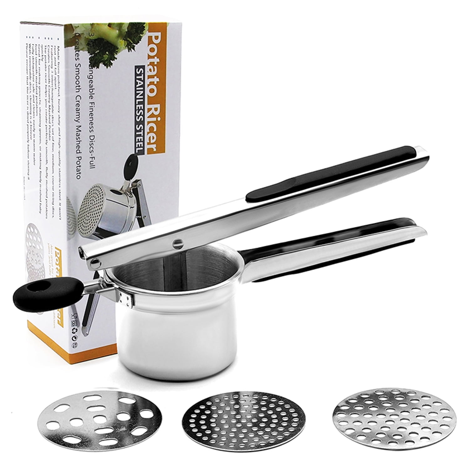 Click here for Owsoo Potato Ricer Hand Press Lemon Orange Waterme... prices