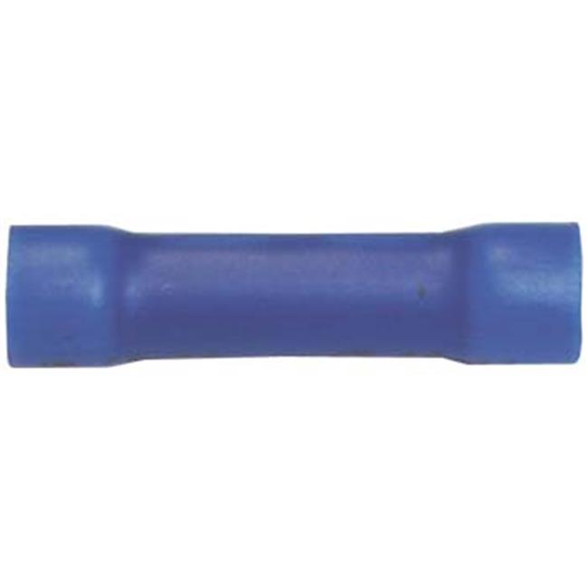 Blue Vinyl Butt Connector for 14-16 Gauge Wire - Bag of 100 - Walmart.com