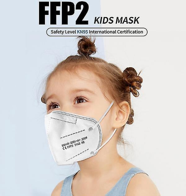 Kids Mask Kn95 Children's Mask Ffp2 Five-layer Protection100 Pcs ...