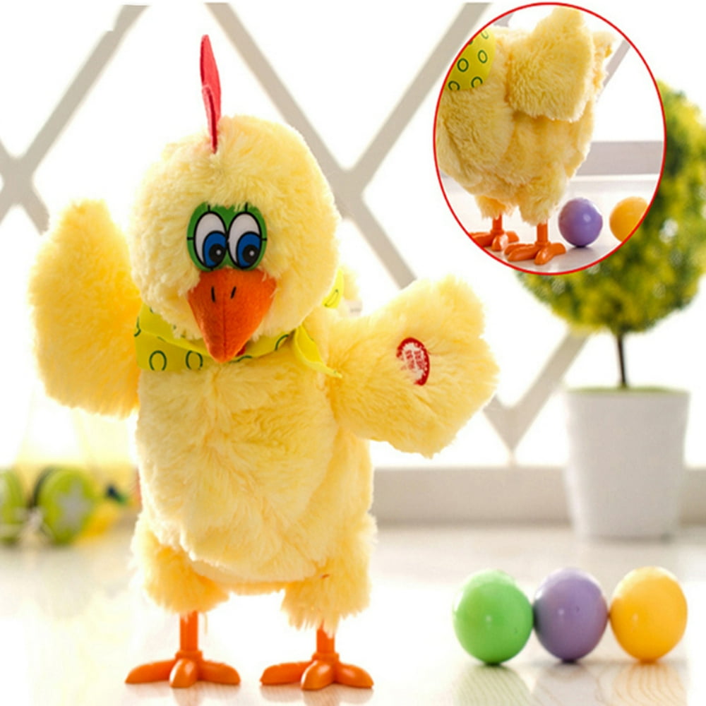 Maxcozy Baby Electric Musical Dancing Chicken Toy Pet Plush Dolls for ...