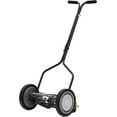 Earthwise 14-Inch Push Reel Lawn Mower, 5-Blade, Heavy-Duty, Corrosion ...