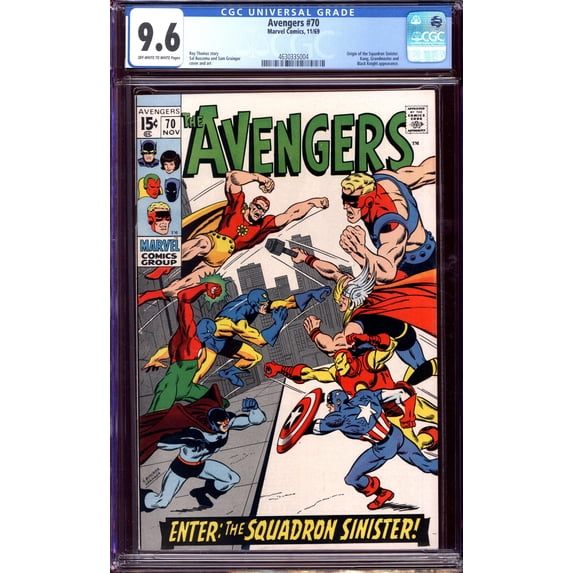 Avengers #70 - CGC 9.6 Comic Book - Walmart.com