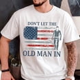CLOTEX Don't Let The Old Man In Tribute Tee, Patriotic American Flag ...