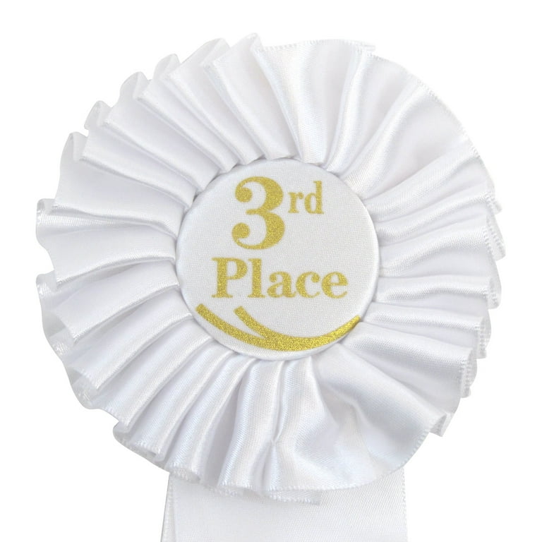 White Third Place Ribbon Amazon.com : Premium Award Ribbons