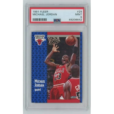 Graded 1996 Fleer Michael Jordan #4 Decade of Excellence Rookie Reprint ...