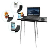 Tabletote Portable Mobile Adjustable Height Laptop Stand Desk Table For ...