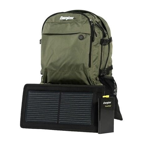 Energizer Wanderer Green Solar Backpack - Walmart.com