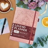 Legend Pro Planner - Weekly & Monthly Agenda, Time Management, Rose ...