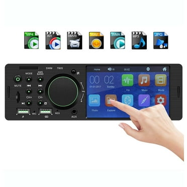 4.1" Single 1 Din Car Radio Bluetooth Stereo MP5 Player Mirror Link ...