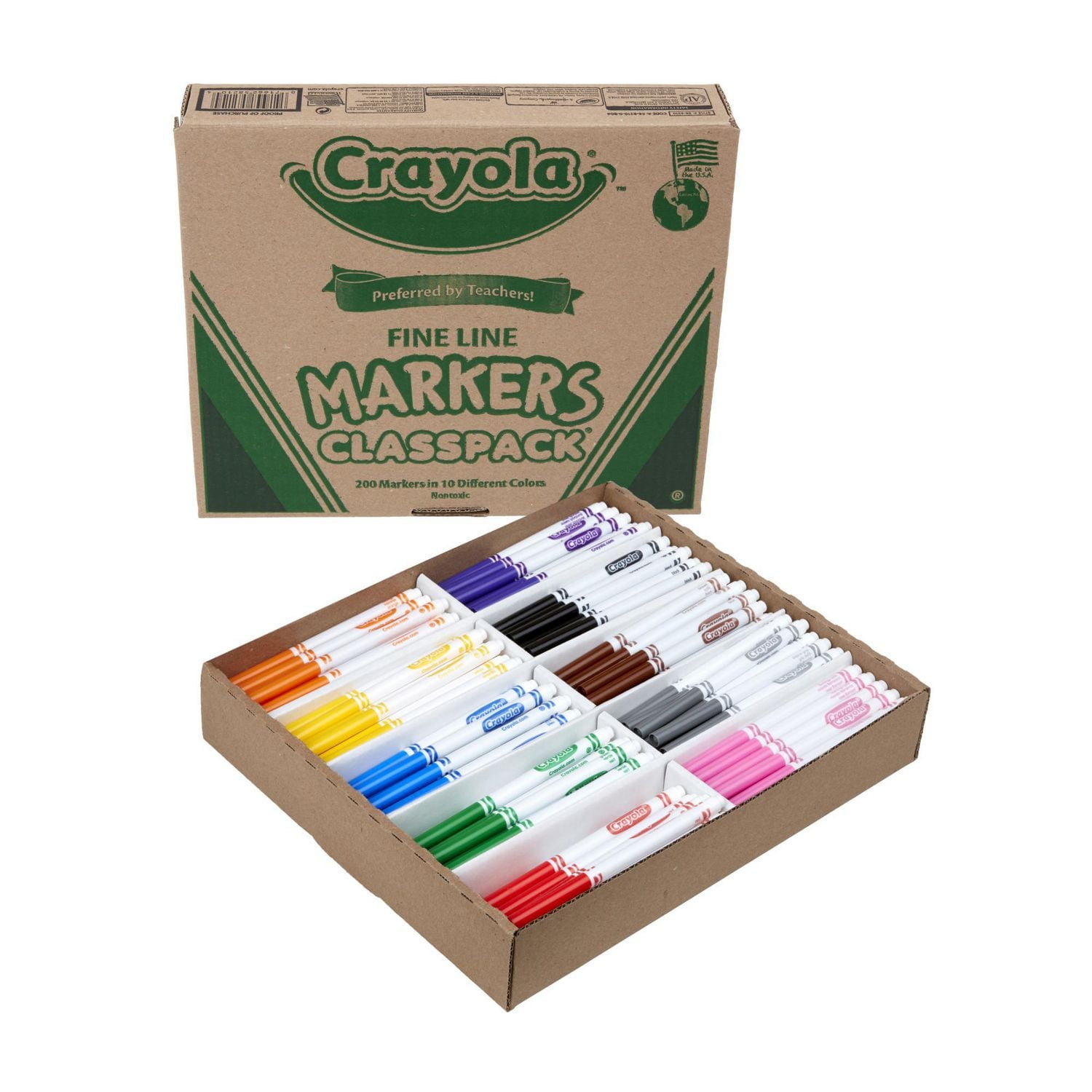 Click here for Crayola 200 Markers Fine Line Classpack (10 Colour... prices
