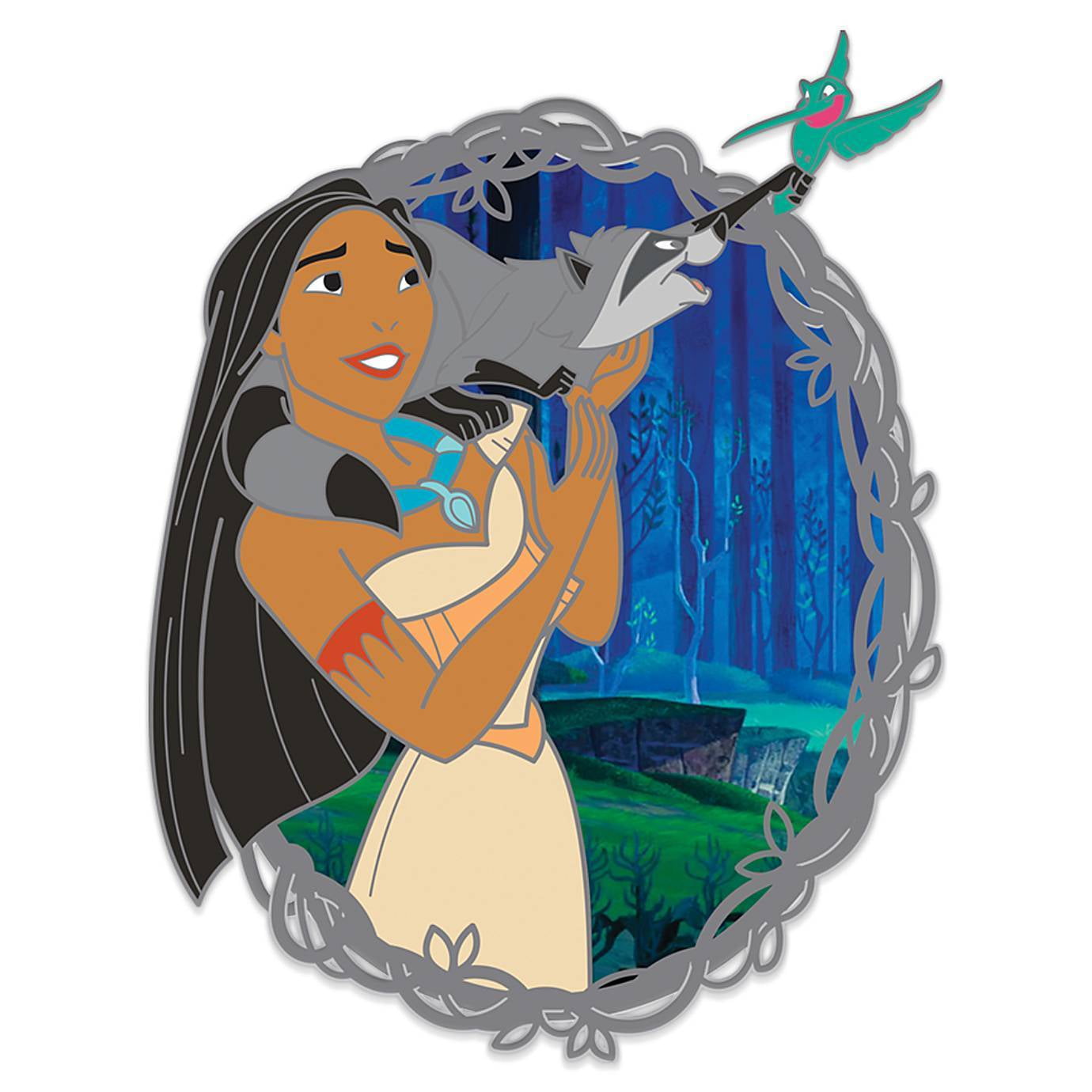 Disney Parks 25th Pocahontas with Meeko and Flit Limited Pin New with ...