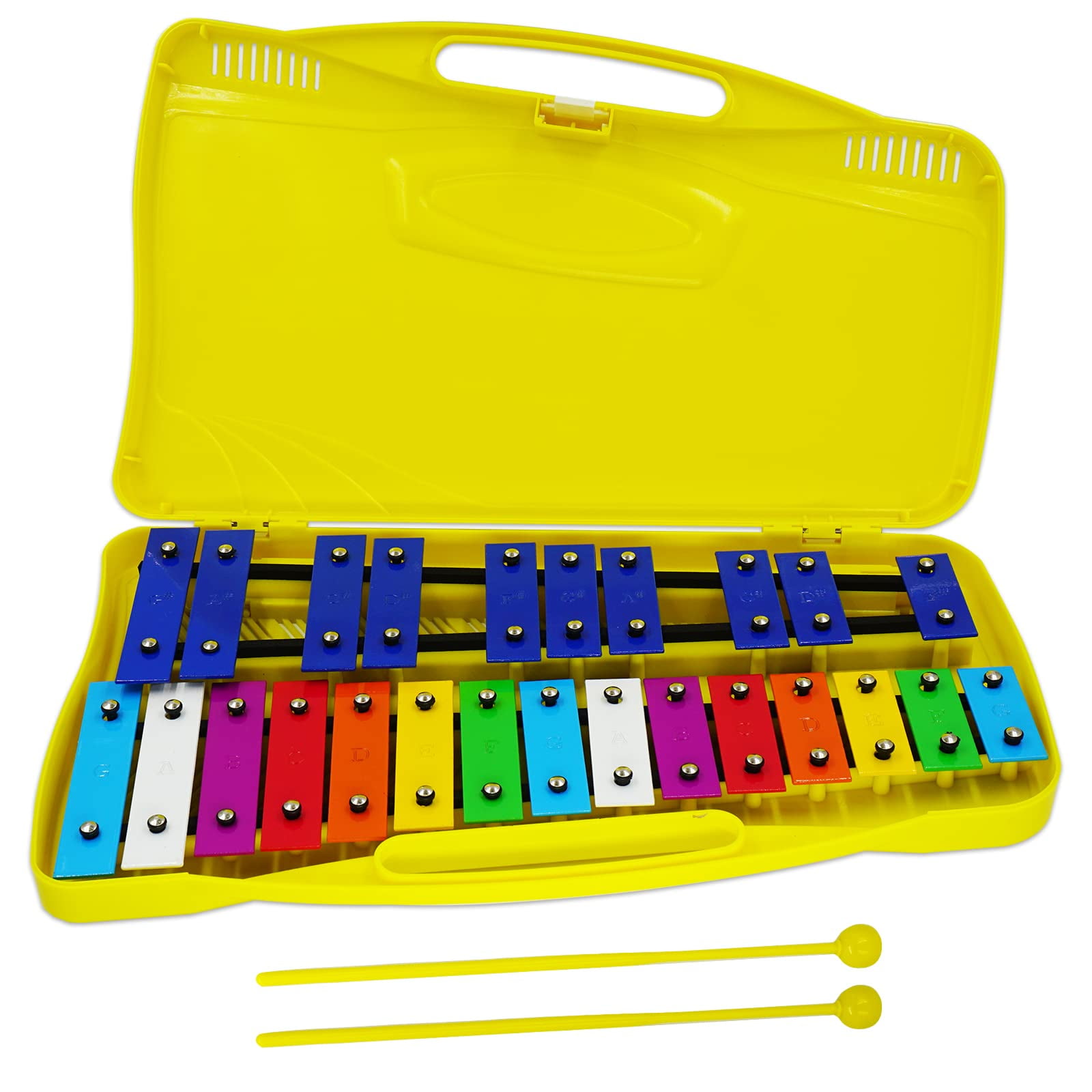 Soulmate Xylophone 25 Notes Glockenspiel Xylophone for kids with Case ...