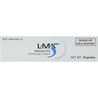 L.M.X.4 4% Lidocaine Topical Anesthetic Cream, 0.54 Oz. - Walmart.com