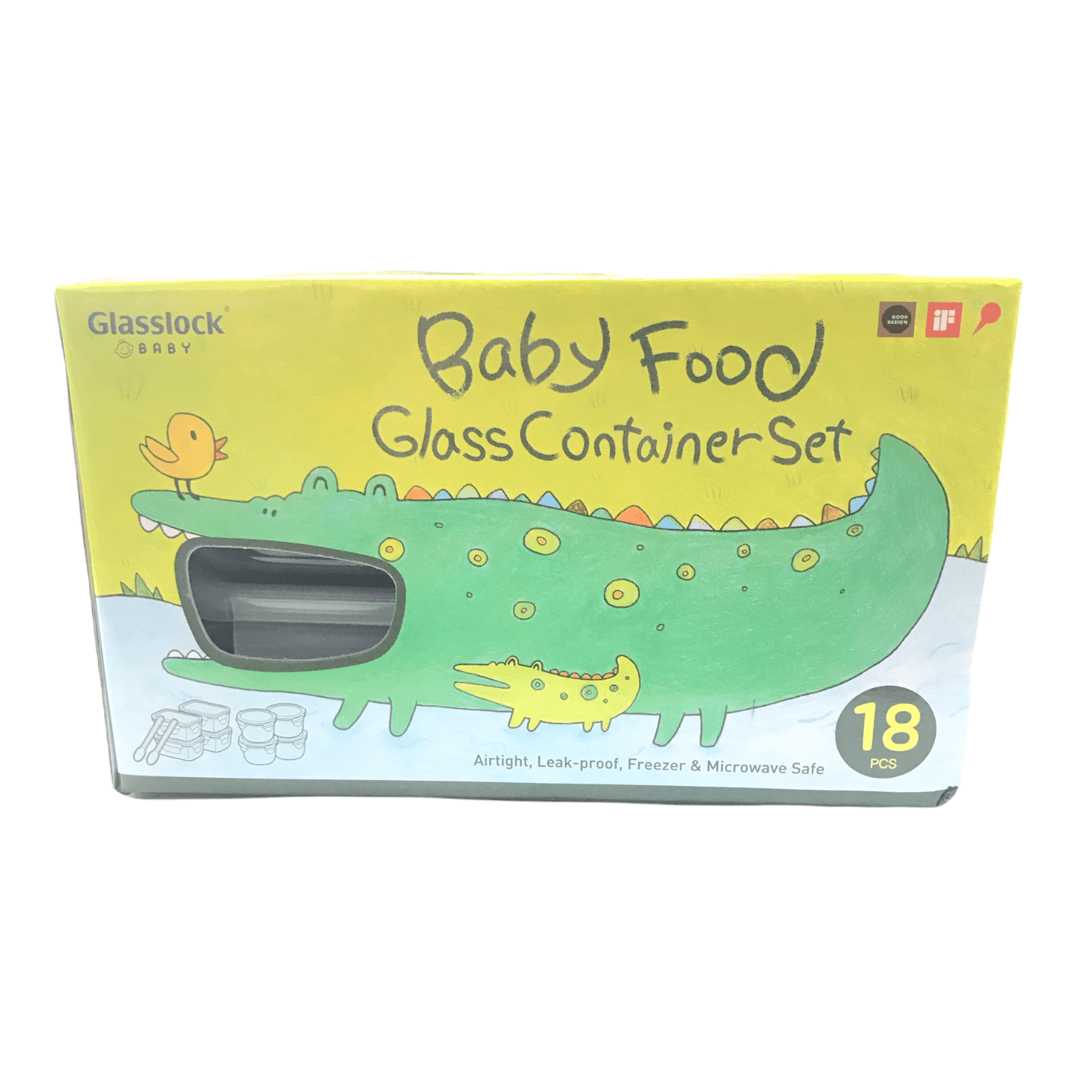 Glasslock Baby Food Glass Container Set 18pc - Walmart.com