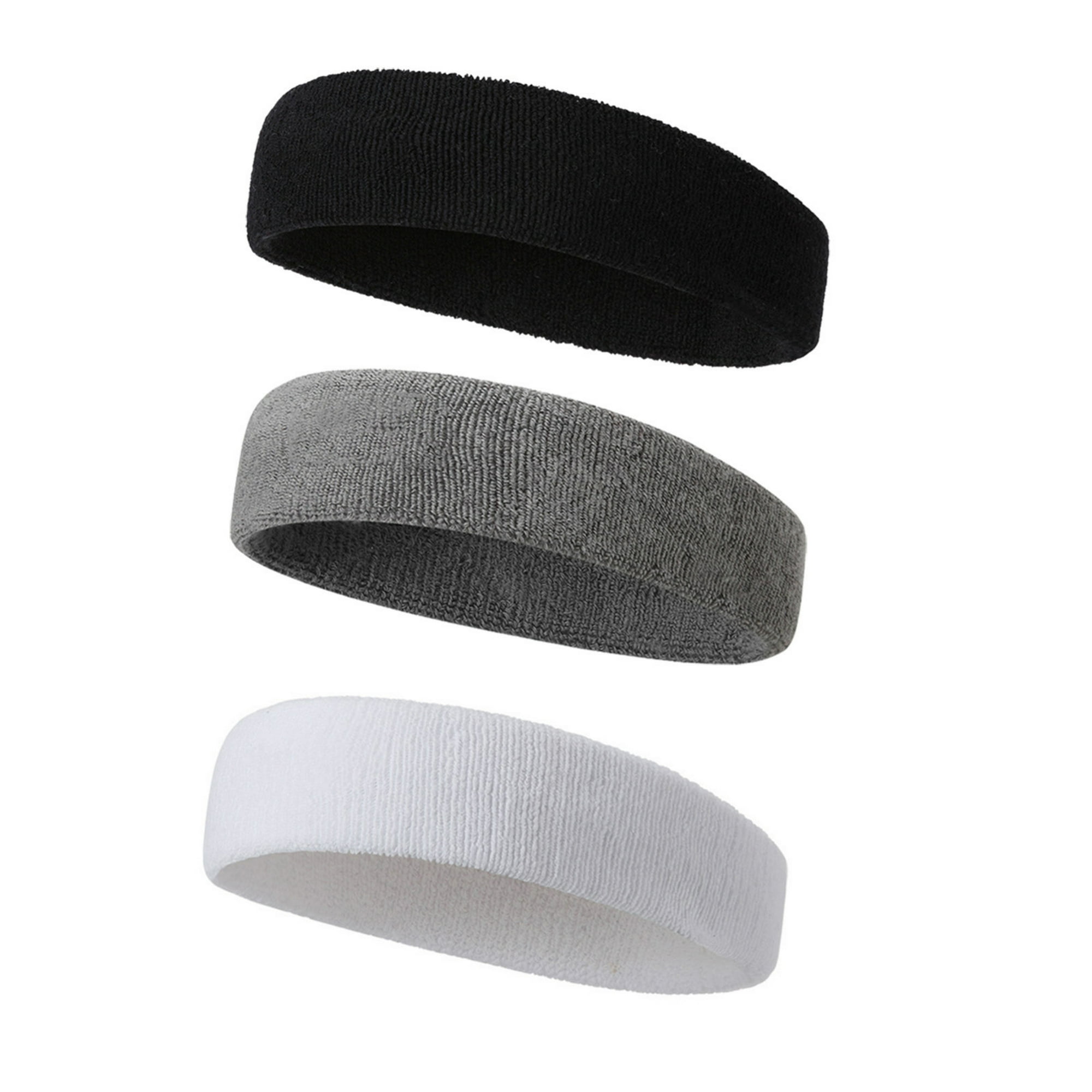 Click here for Unbranded 3-Pack Sweat-Wicking Sports Headbands  B... prices