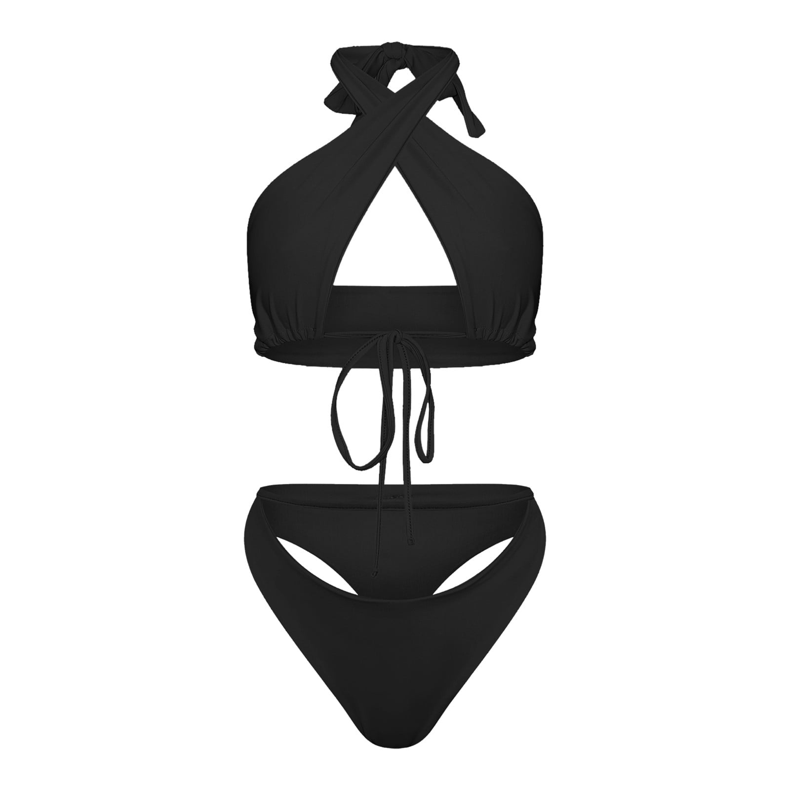 Aayomet Bathing Suit For Women 2 Piece Bikini Women Two Piece High