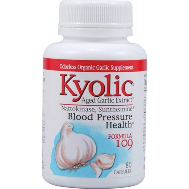 Kyolic Kyolic Aged Garlic Extract Blood Pressure Health Formula 109 ...