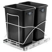 simplehuman 30L Slide Garbage Bin, Under Counter Kitchen Cabinet Pull ...