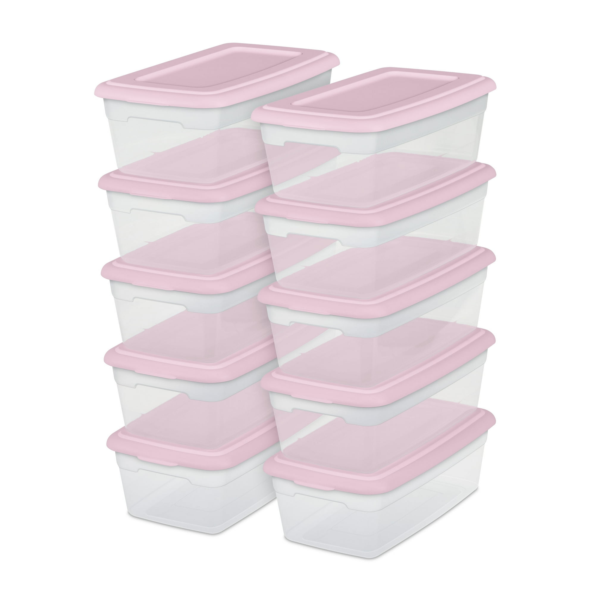 Click here for Sterilite Set Of (10) 5.7 Liter Storage Boxes  Pin... prices