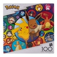 100 Piece Pokemon Puzzle with Pikachu, Eevee, Blastoise, Charizard ...