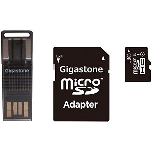 Gigastone GS-4IN1600X16GB-R Prime Series microSD Card 4-in-1 Kit (16GB ...