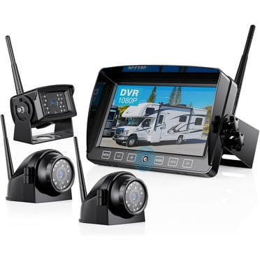 eRapta Wireless 5'' Monitor Backup Camera, 1080P HD, Waterproof, Night ...