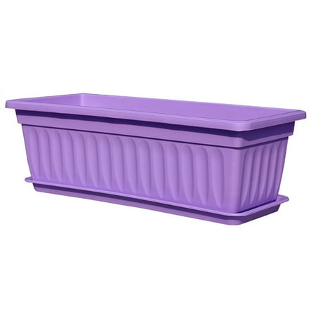 Flower Window Box PP Resin Rectangular Window Planters Vegetables ...