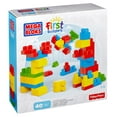 Mega Bloks First Builders Set, 40-piece, Let‚Äôs Get Building - Walmart.com